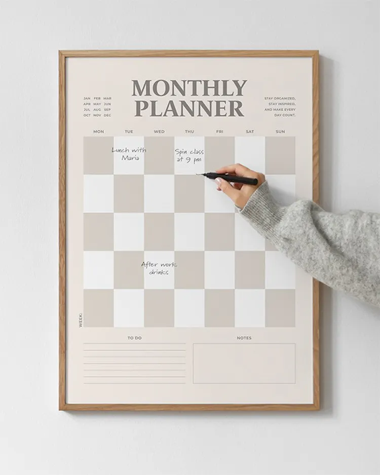 Planning Posters | Kreative posters til planlægning – Desenio.dk