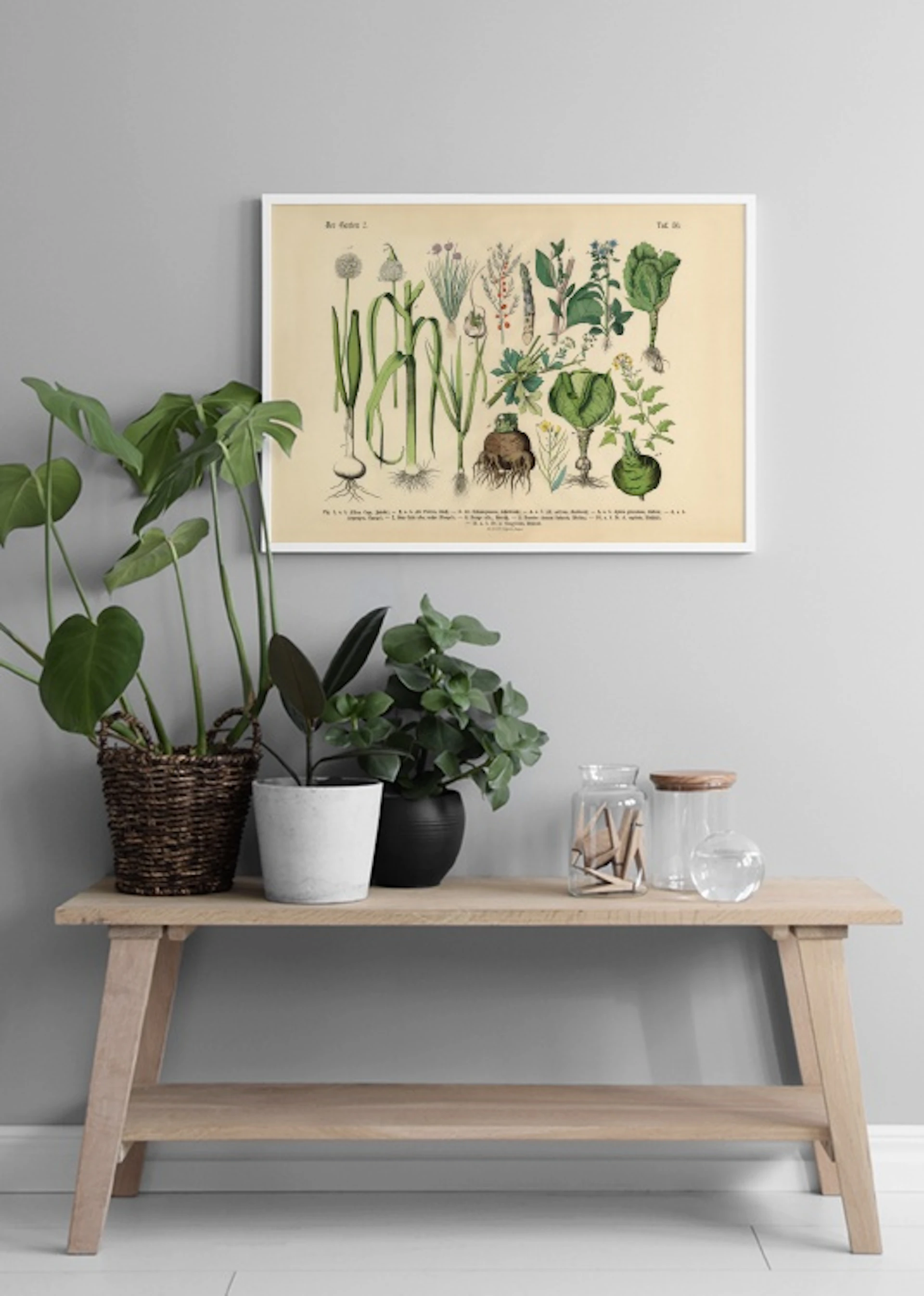Victorian Garden No2 Poster