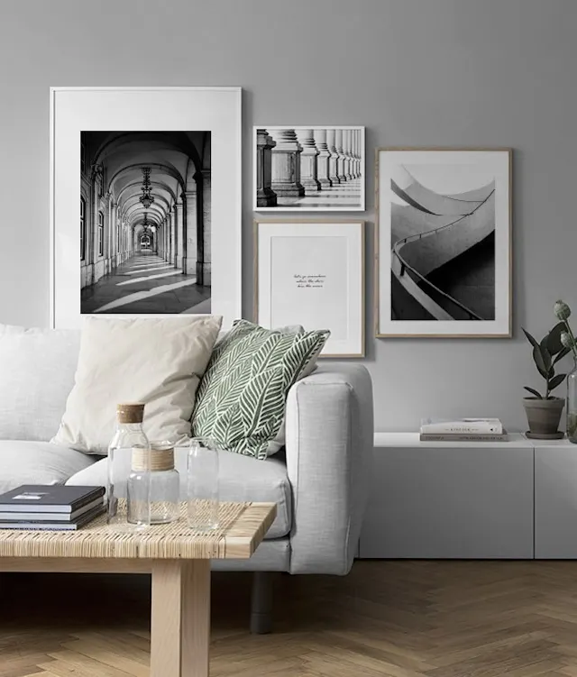 Arched Corridor Poster