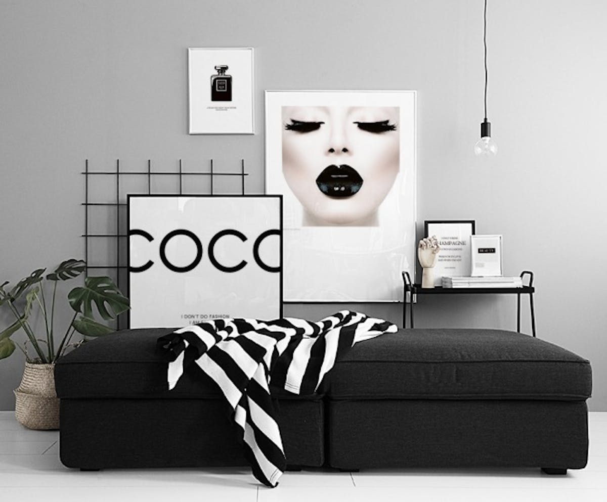 Chanel tavla | Poster och Coco Chanel citat | Affischer online - desenio.se