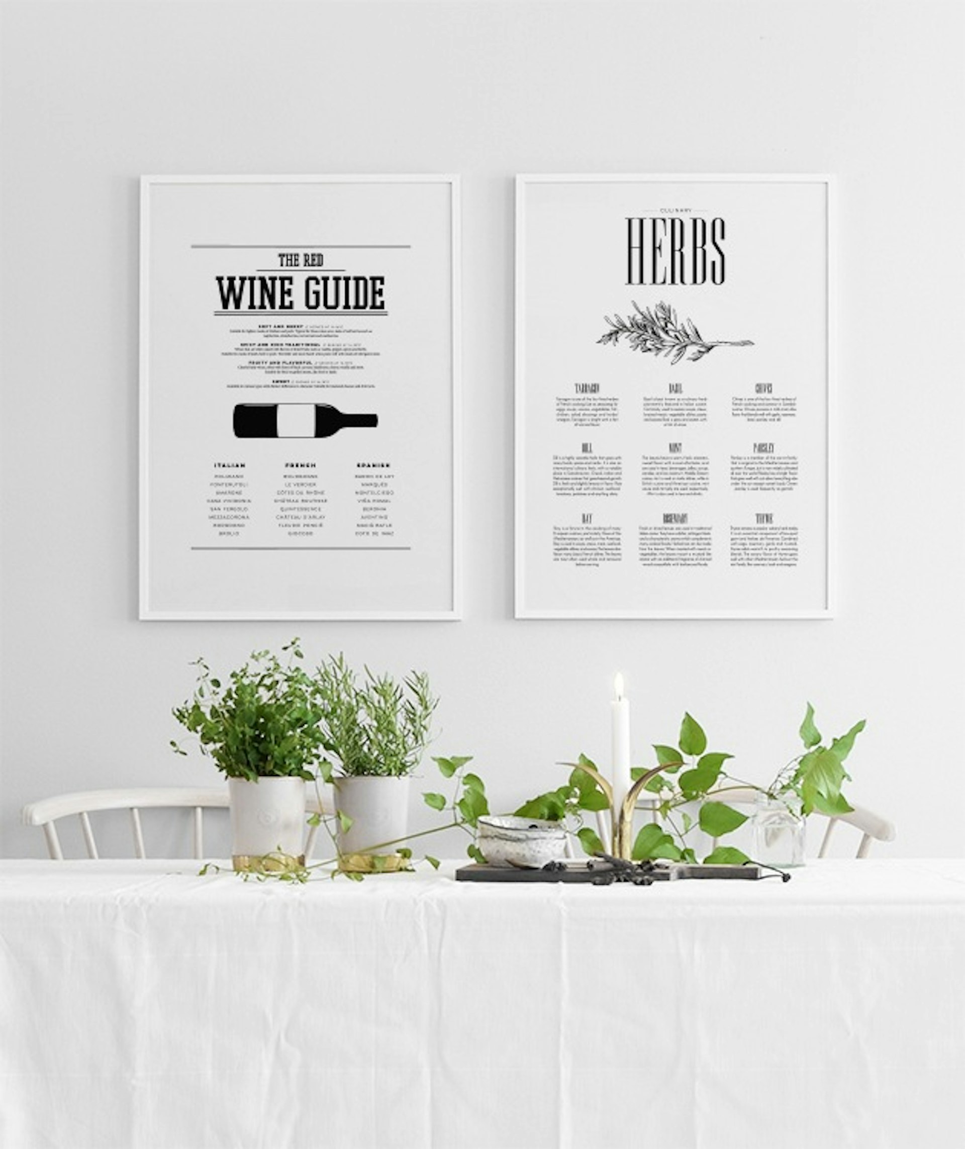 Poster Red wine guide | Affiches de cuisines sur le vin – desenio.fr