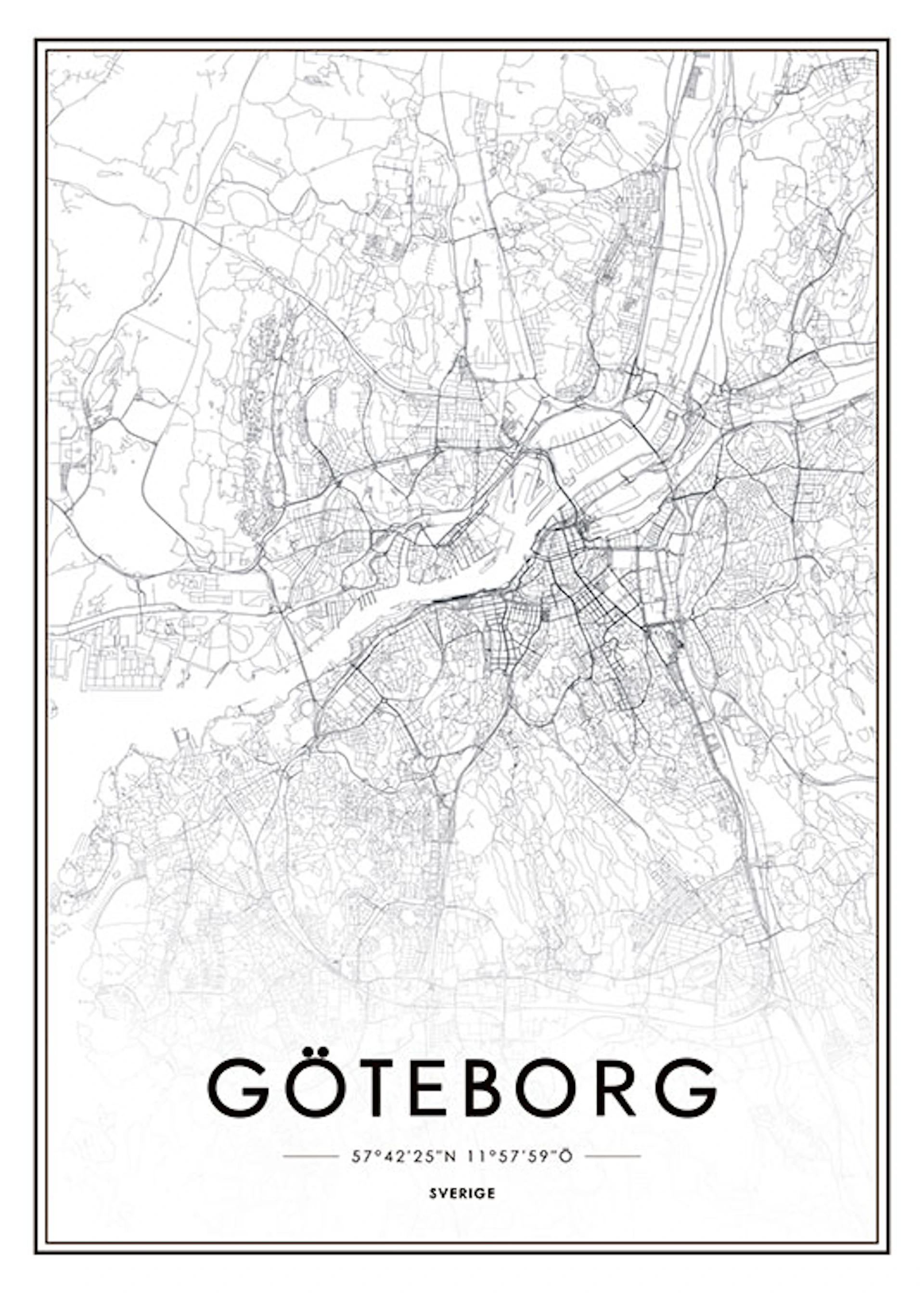 Tavlor med världskarta och städer | Kartposters | Desenio.se