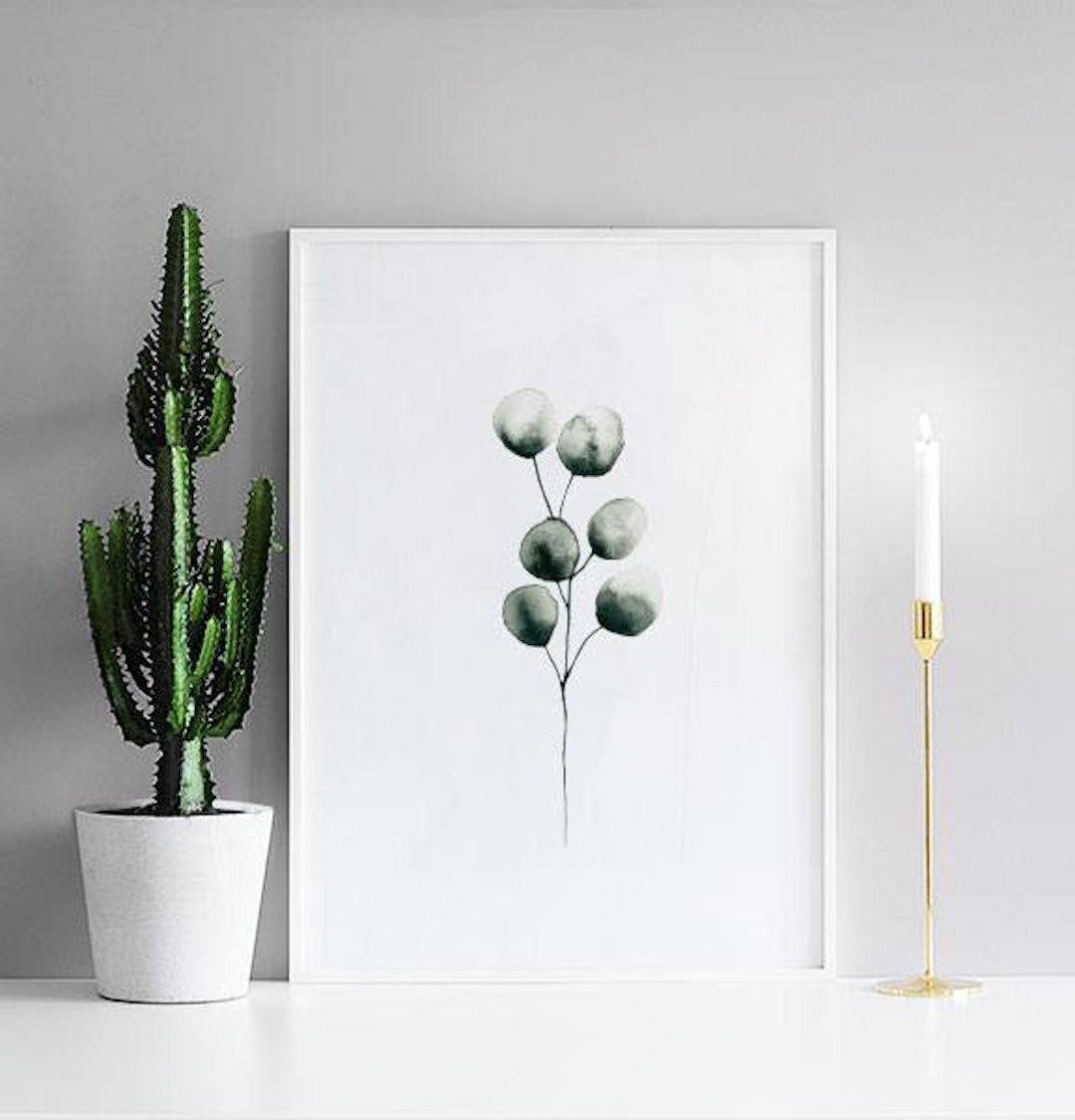 Stylish posters | Botanical posters with black and white eucalyptus ...