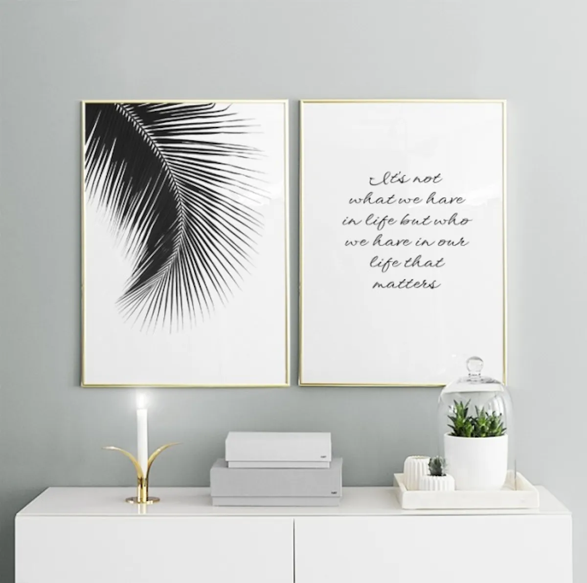 Poster con foto en blanco y negro para decoración – desenio.es