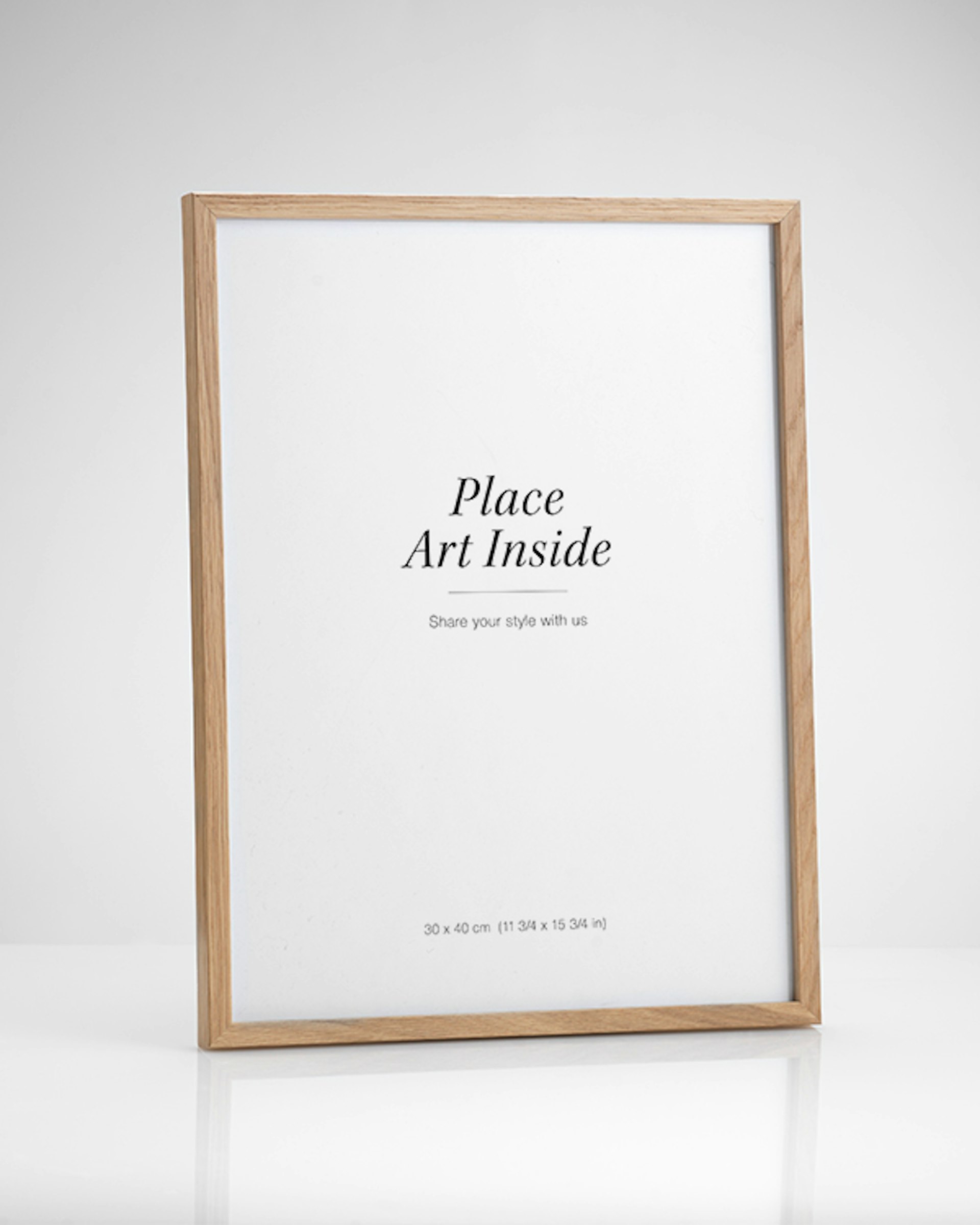 Oak picture frame, 40x50 - Wooden oak frame, 40x50 - Desenio.co.uk