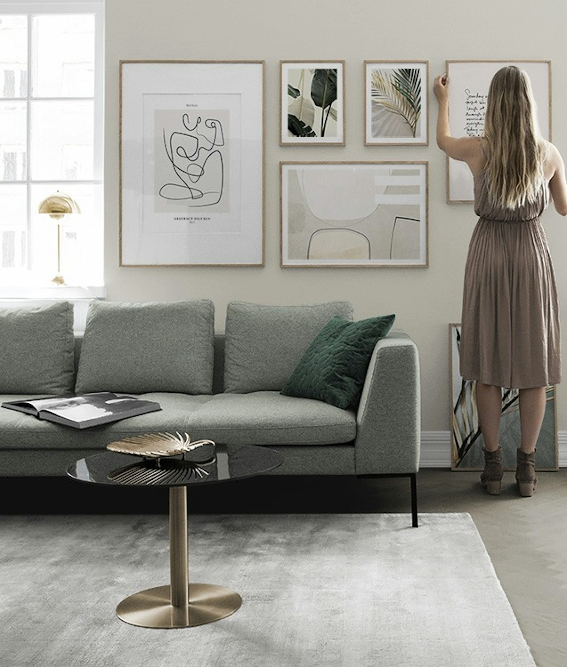 Beige Balance Plakat