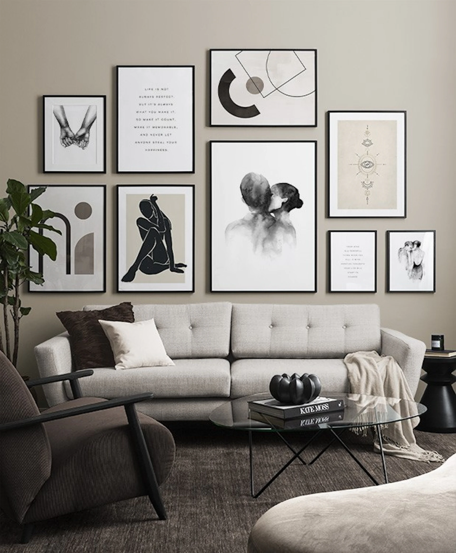 Vintage Print Collection No4 Poster
