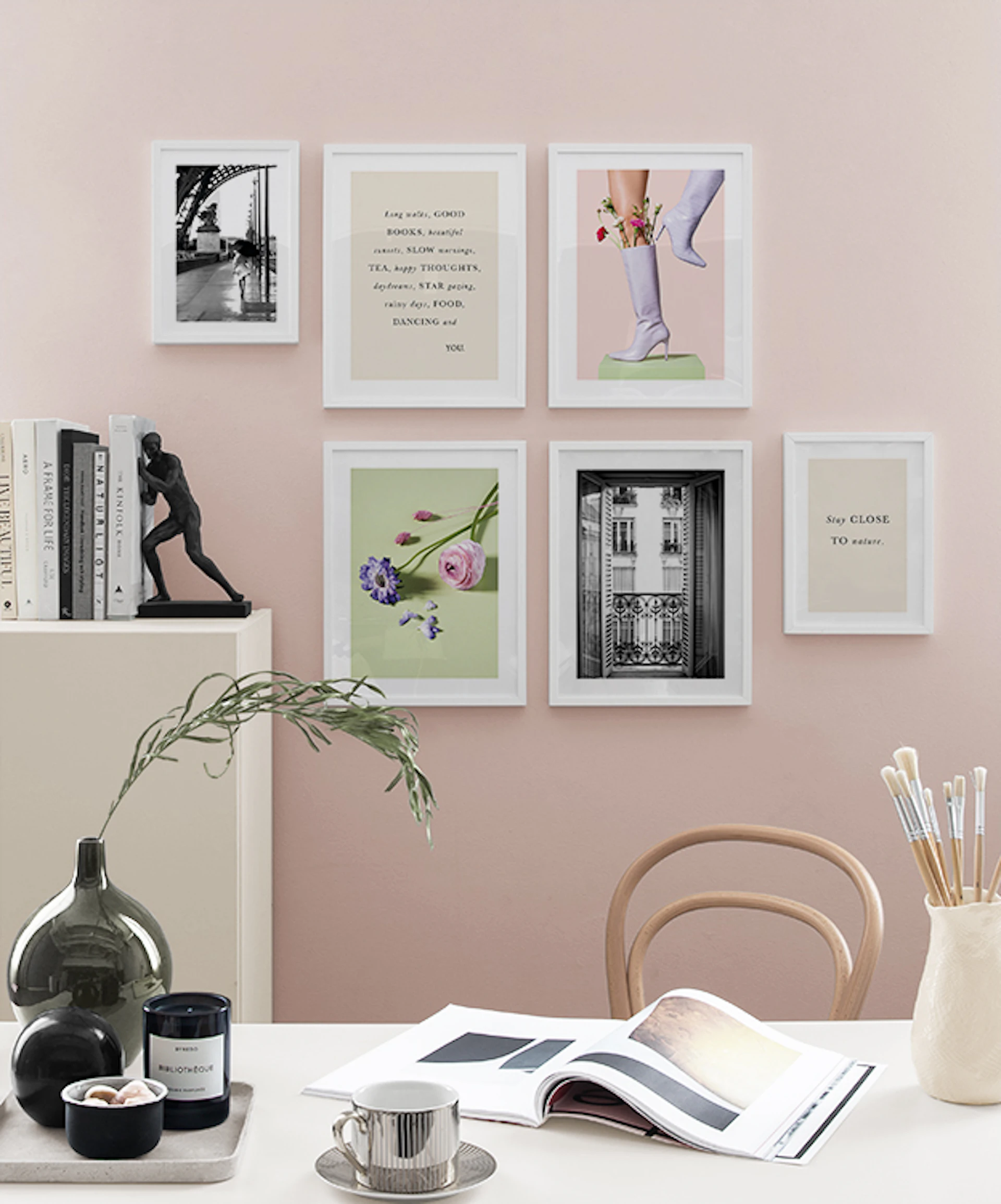 Cuadros de moda. ¡Decora con arte procedente del mundo de la moda!