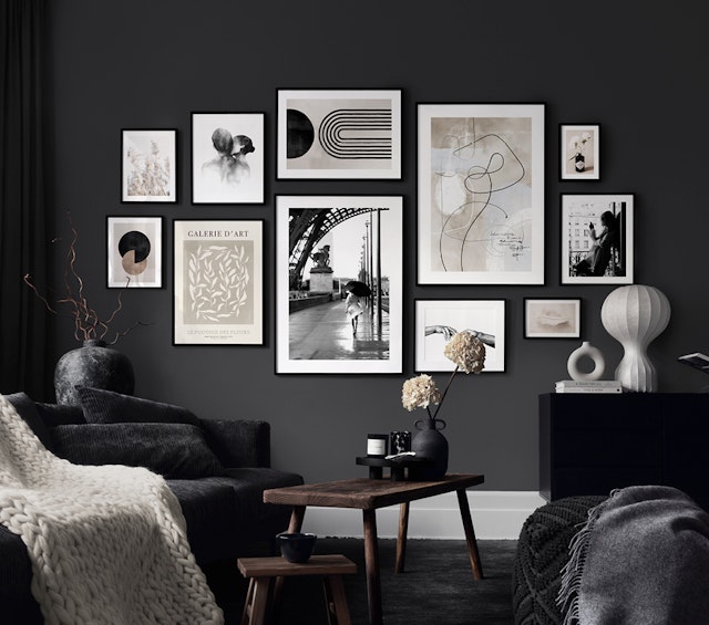 Line art gallery walls | Minimalistic styles - Desenio.com.au
