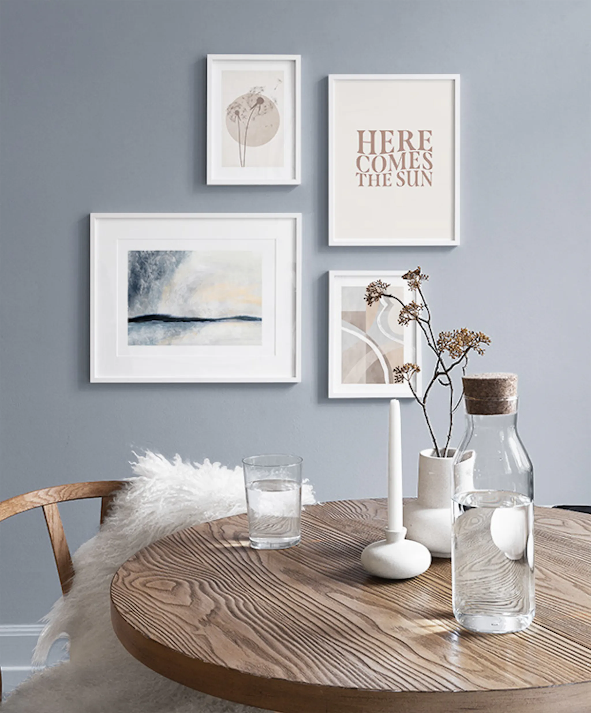 Neutral Watercolor No2 Poster - Beige acquerello - desenio.it