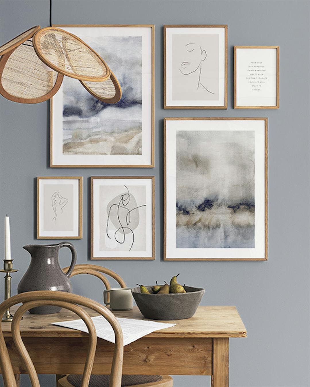 Texture Line Curve Poster