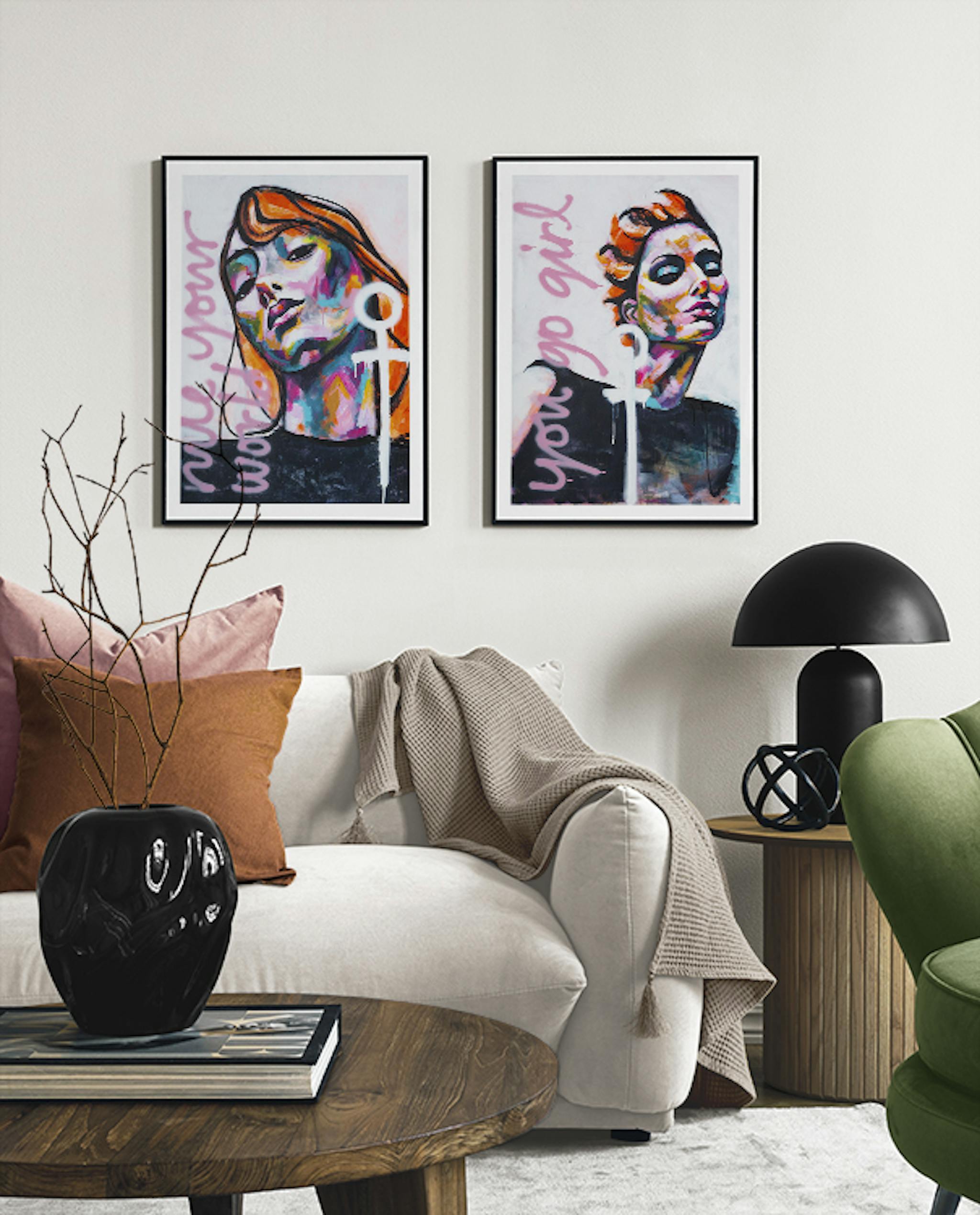 Cuadros de moda. ¡Decora con arte procedente del mundo de la moda!