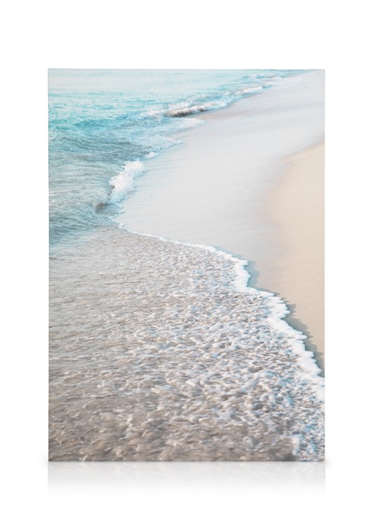 Blue Beach Wave Tableau sur toile - Vagues calmes - Desenio.ca
