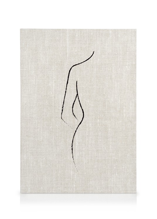 Texture Line Curve Canvas print Texture Line Curve Canvas print