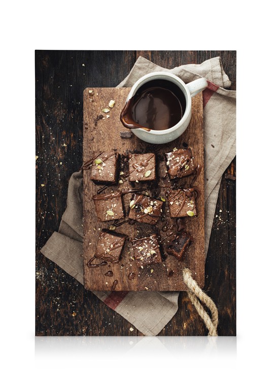Chocolate Brownies Canvas print