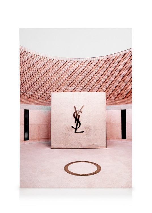 YSL Fashion Museum Canvas print - YSL-logo - desenio.be