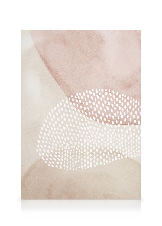 Sheer Shapes No1 Lærred - Abstrakte figurer - desenio.dk