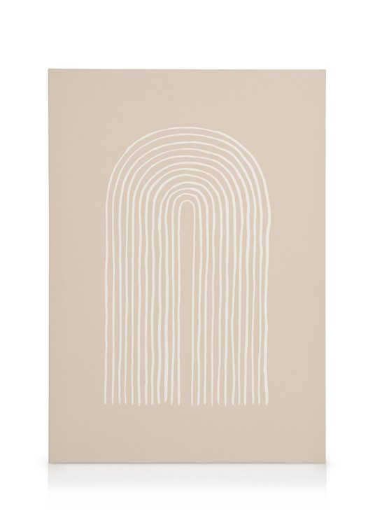 Painted Arches No2 Tableau sur toile - Arche blanche - desenio.fr