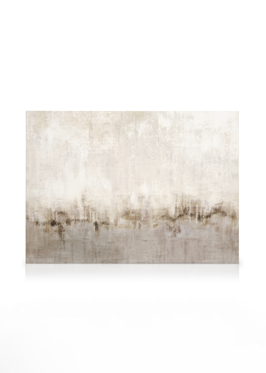 Abstract Scenery No1 Tableau sur toile - Peinture beige - desenio.fr