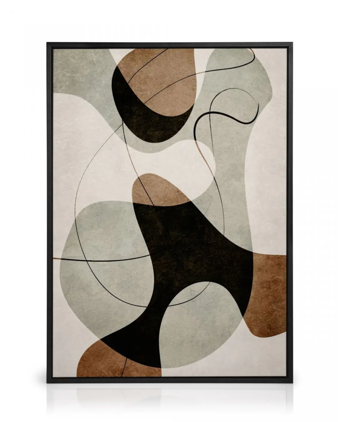 Vivid Shapes No1 Canvas - Abstract shapes - desenio.co.uk