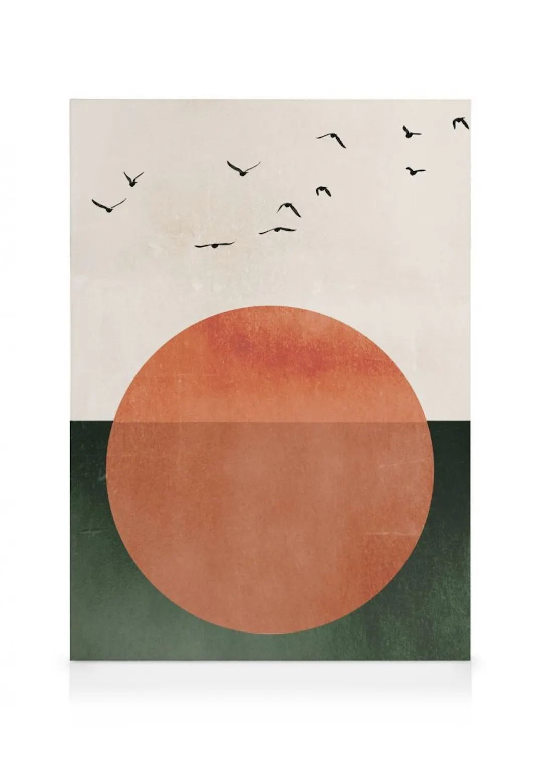 Rising Canvas - Orange sun - desenio.com