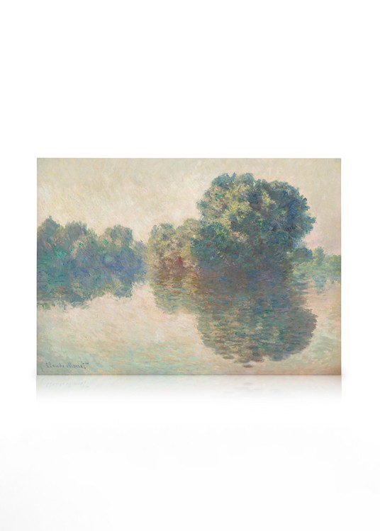 Monet - The Seine at Giverny Stampa su tela - Dipinto della Senna ...