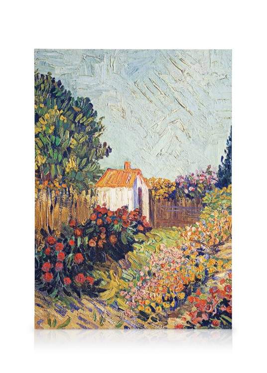 Van Gogh - Landscape Tableau sur toile - Jardin fleuri de Van Gogh ...