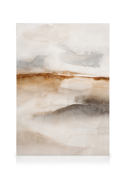 Neutral Watercolor No2 Obraz - Beżowa akwarela - desenio.pl