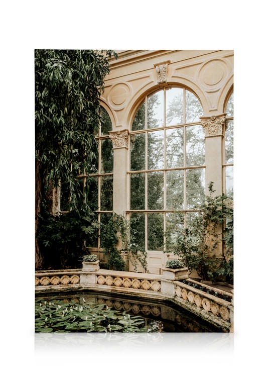 Enriched Conservatory Stampa su tela - Veranda beige - desenio.it