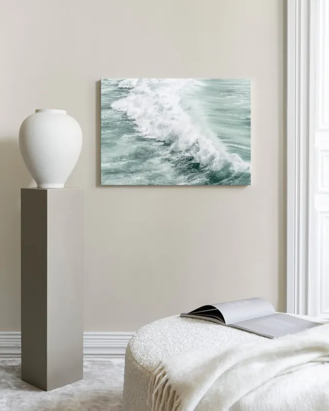 Turquoise Wave Tableau sur toile - Vague océanique turquoise - desenio.fr