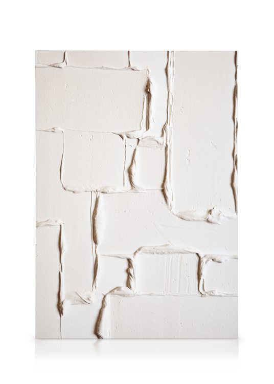 Beige Texture Art No2 Canvas