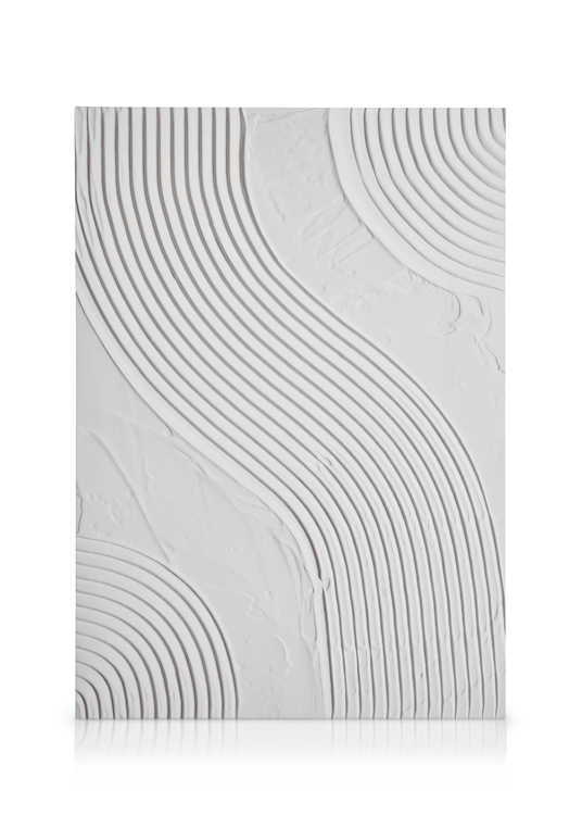 Abstract Texture Waves Toile