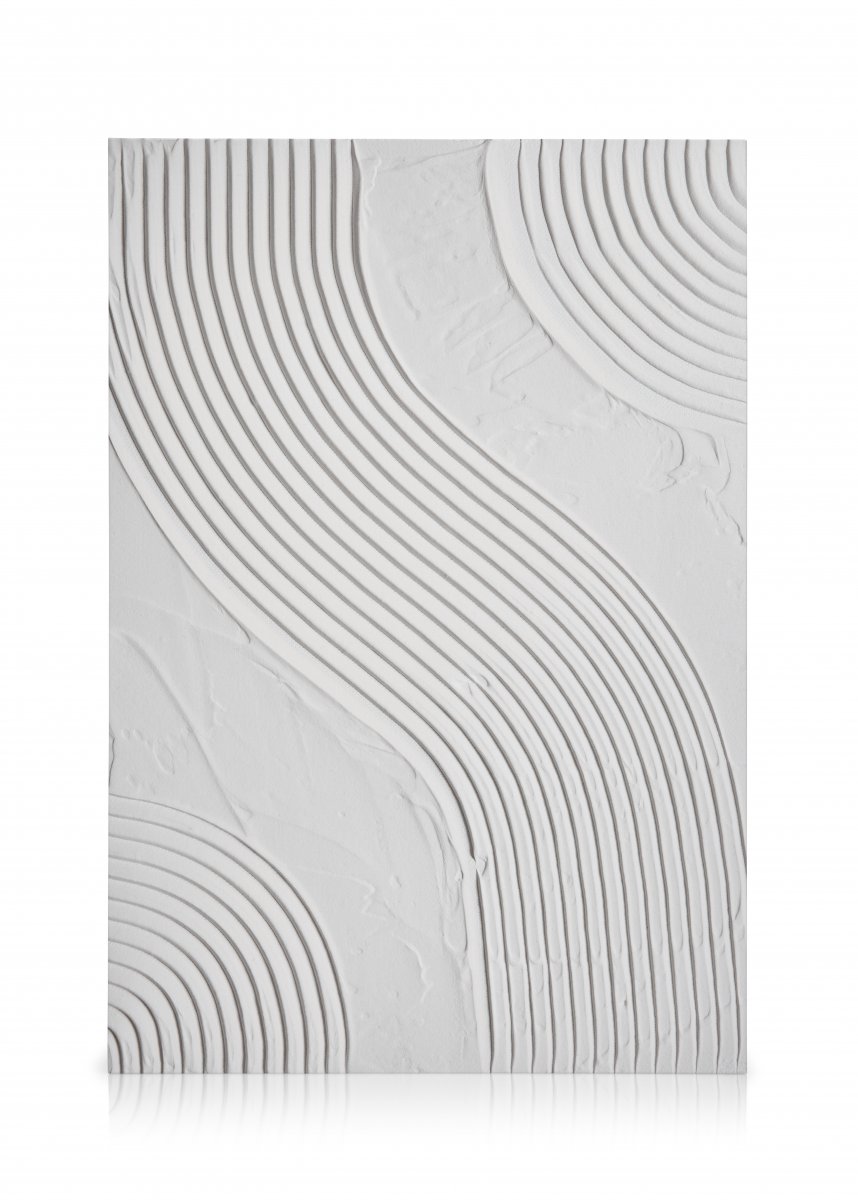 Abstract Texture Waves Toile