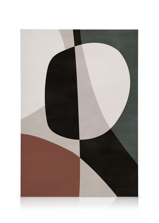 Block Shapes No1 Canvas