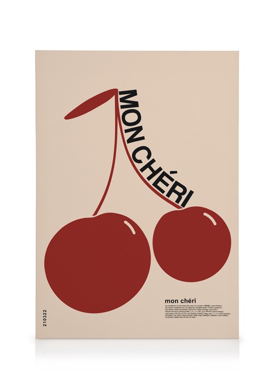 Mon Cheri No1 Quadro em tela