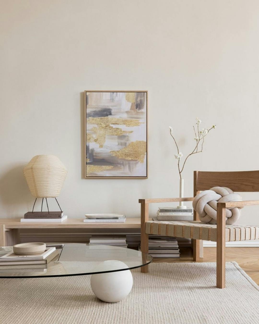 Golden Painting No2 Canvas print