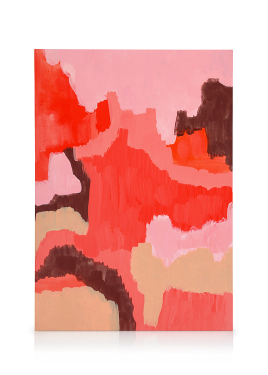 Red Abstract No1 Canvas