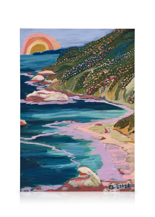 Eleanor Baker - Big Sur Postcard Canvas