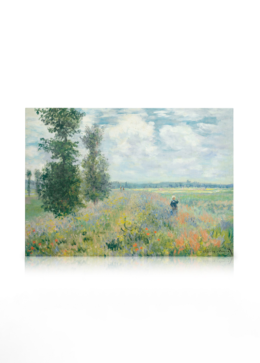 Monet - Poppy Fields near Argenteuil Toile