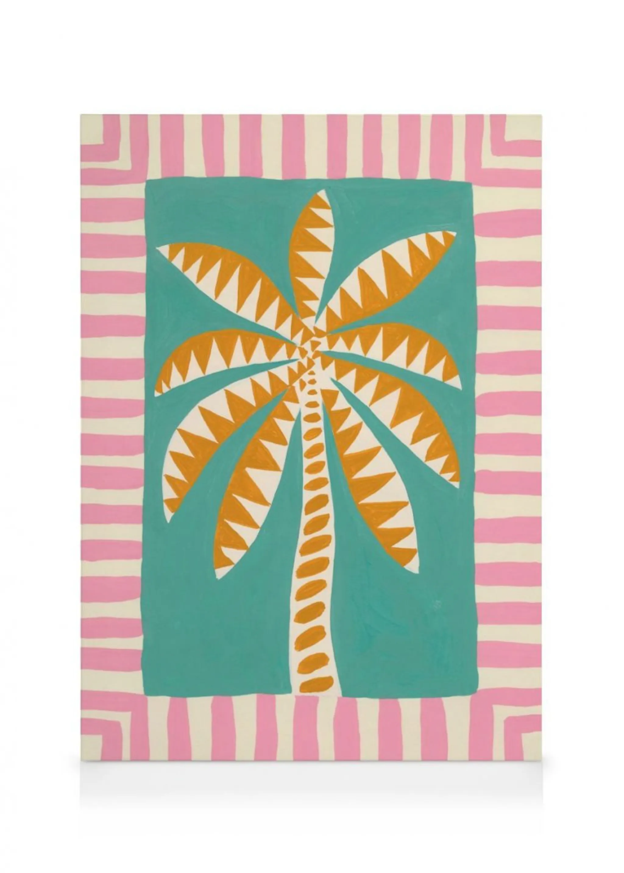 Funky Palm Tree Canvas
