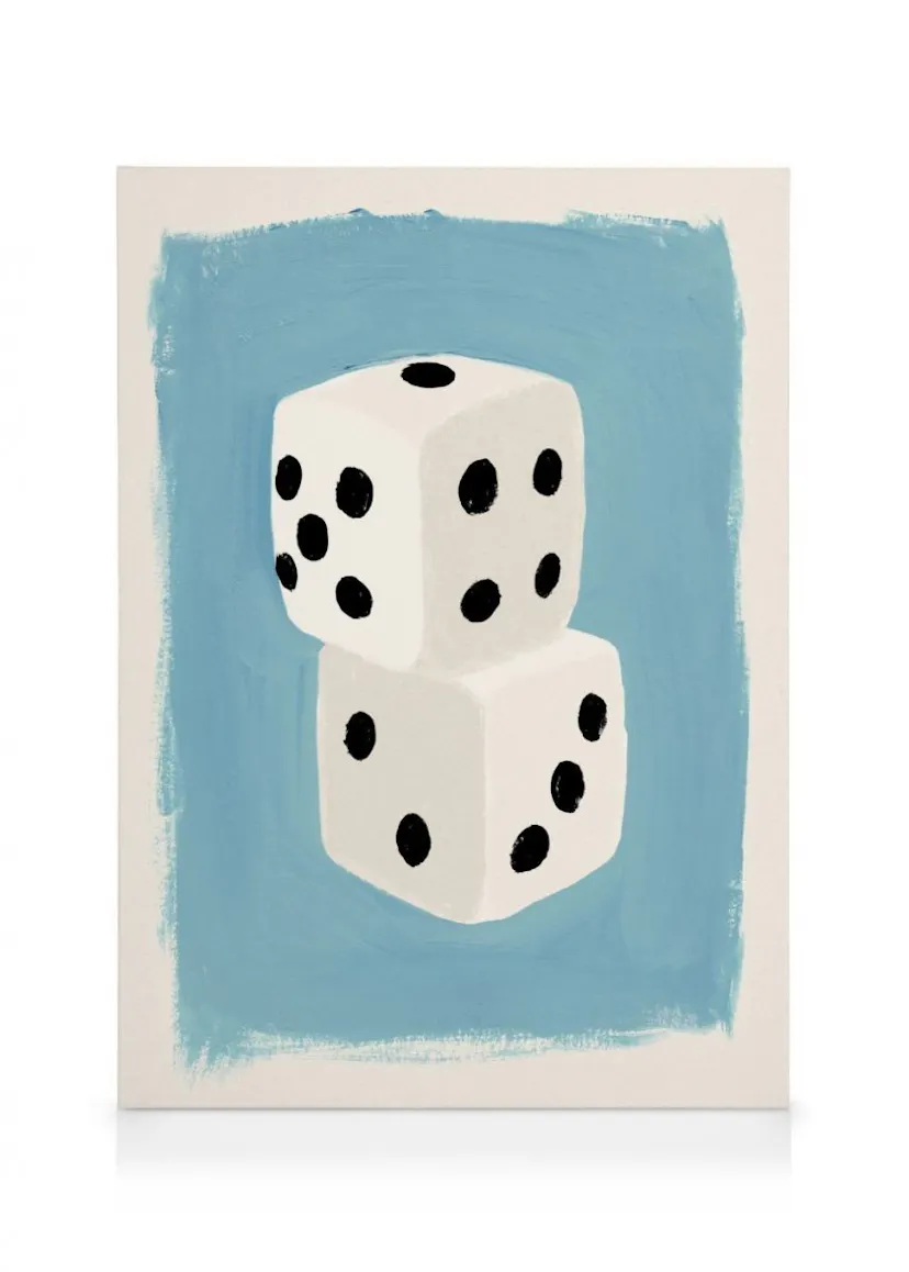 Throw the Dice Canvas