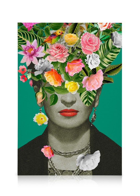 Frida Floral 1 Lærred - Grafiske blomster - desenio.dk