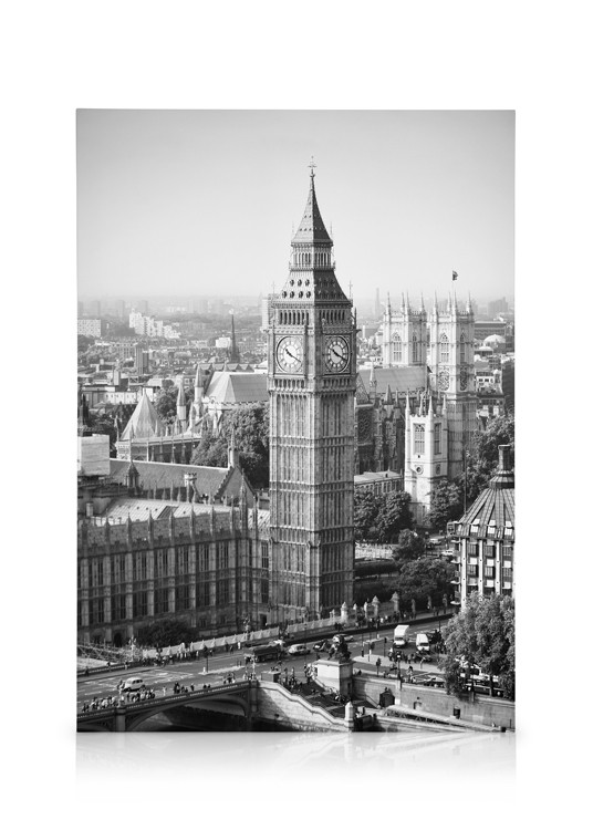 Quadro em tela do Big Ben | Cartazes e quadros com cidades e mapas