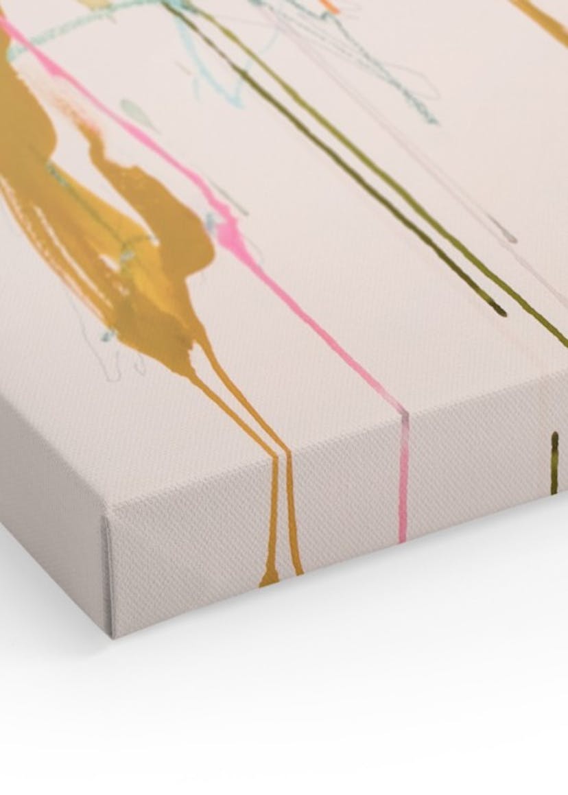 Artsy Peonies No1 Canvas