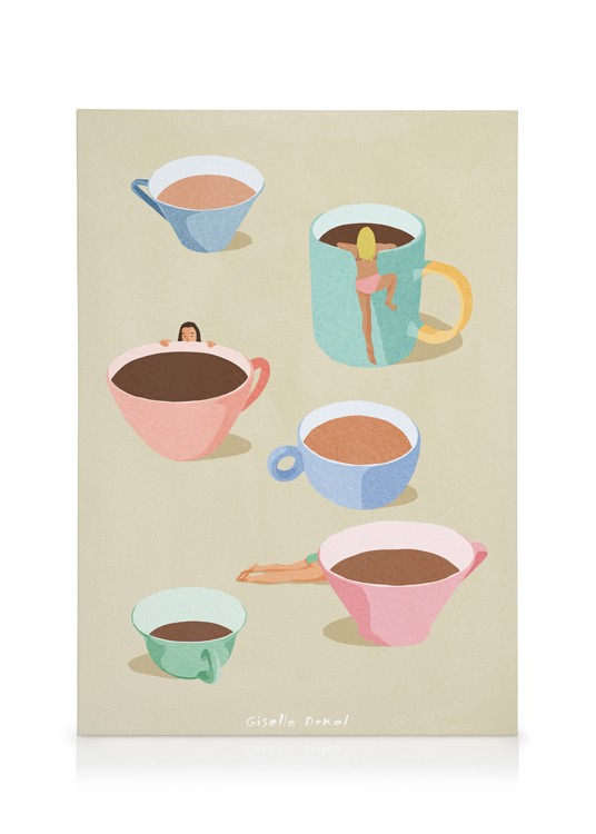 Coffee Ladies Tableau sur toile