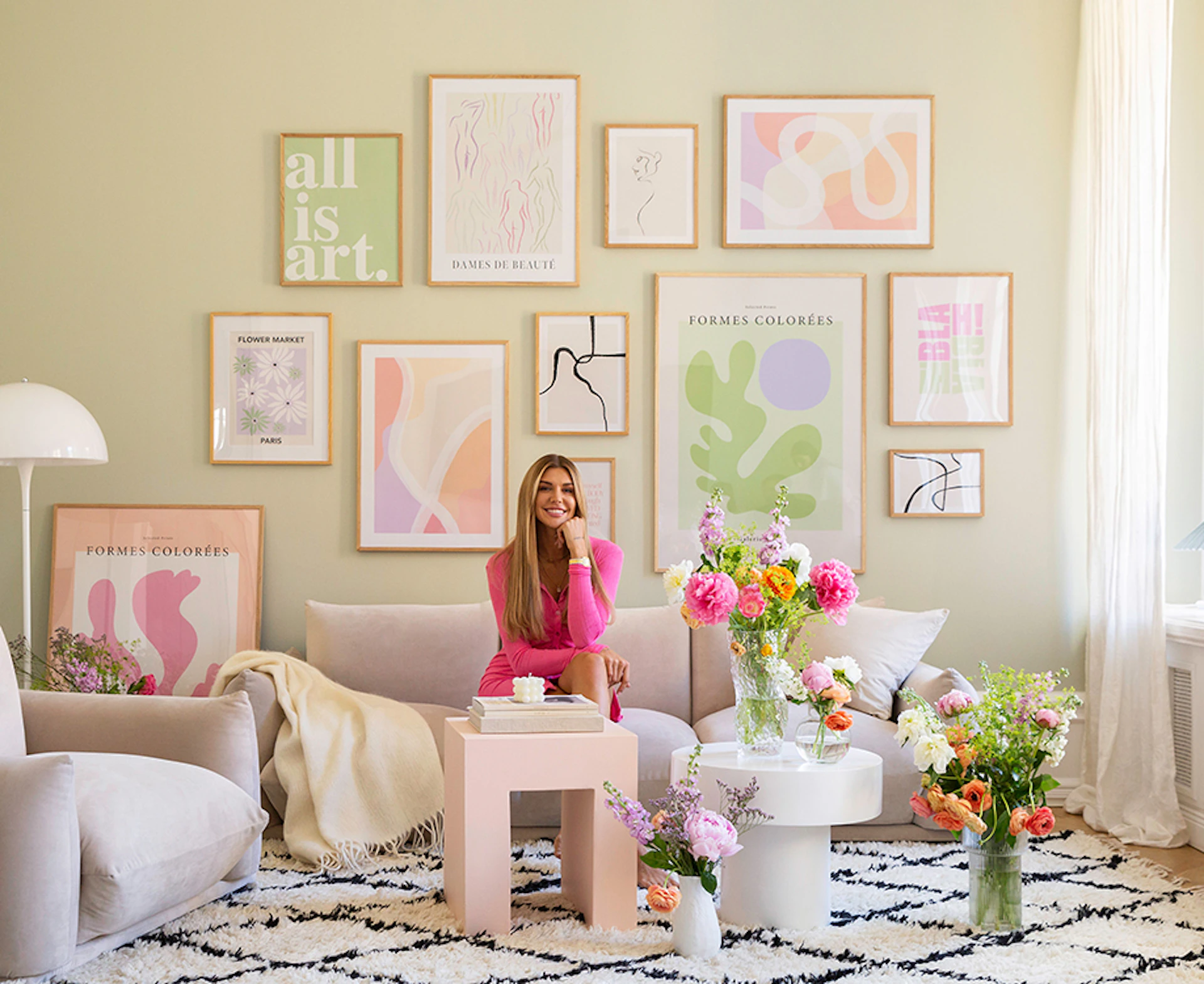 Picture wall inspiration | Stylish gallery walls at Desenio.ie