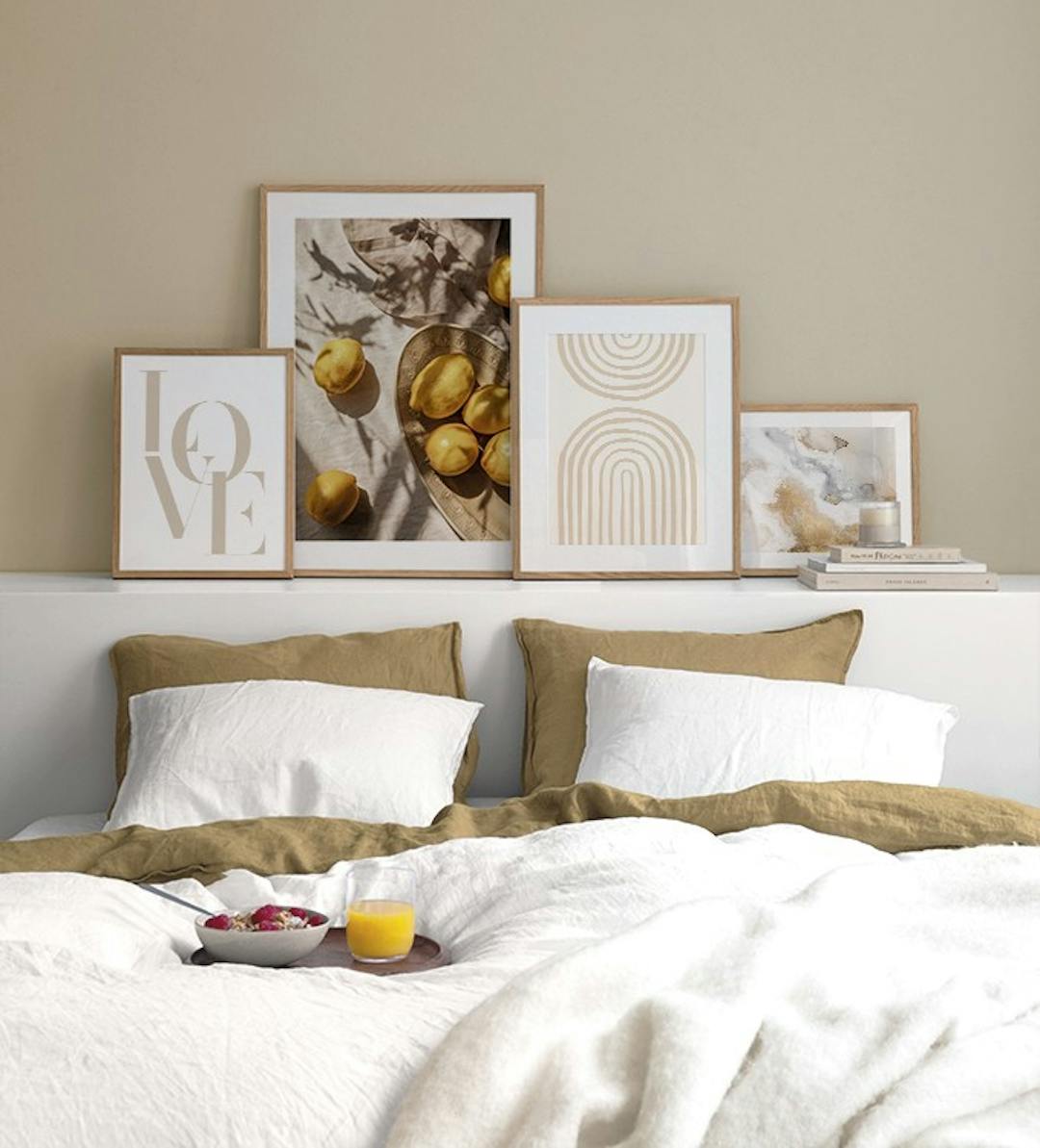 Love Beige Poster - Poster testo - desenio.it