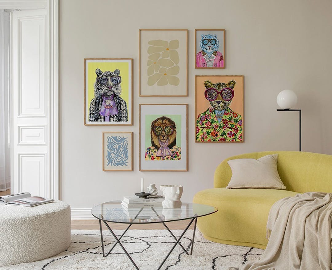 Artsy Leopard Poster