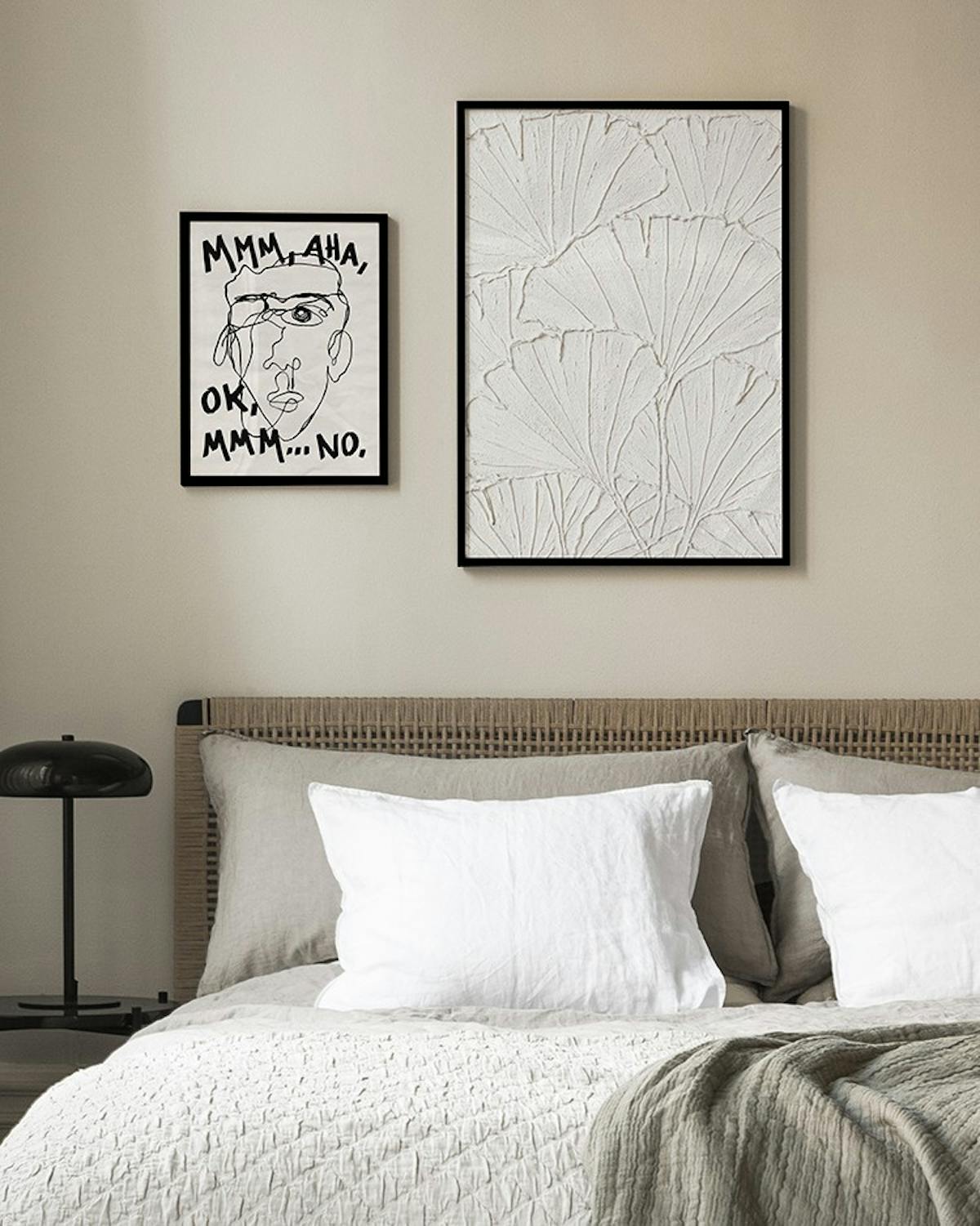 Simplicity Art gallery wall