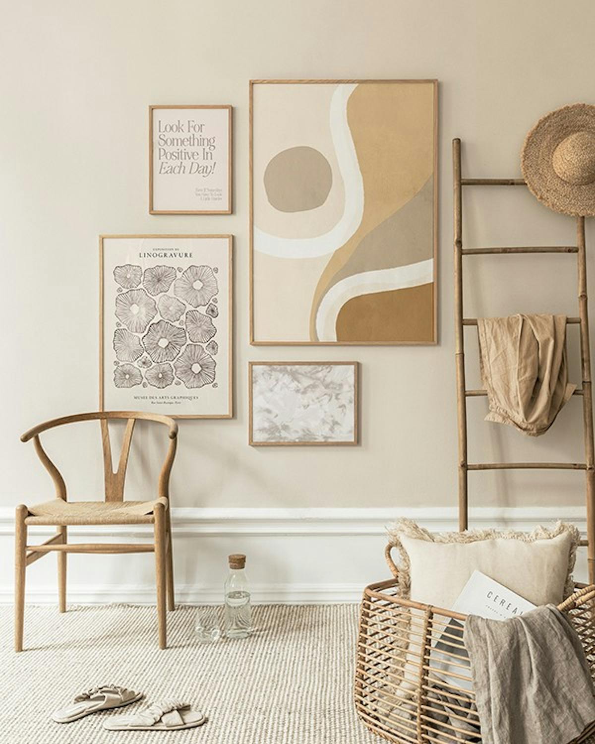 Warm Shapes No2 Poster